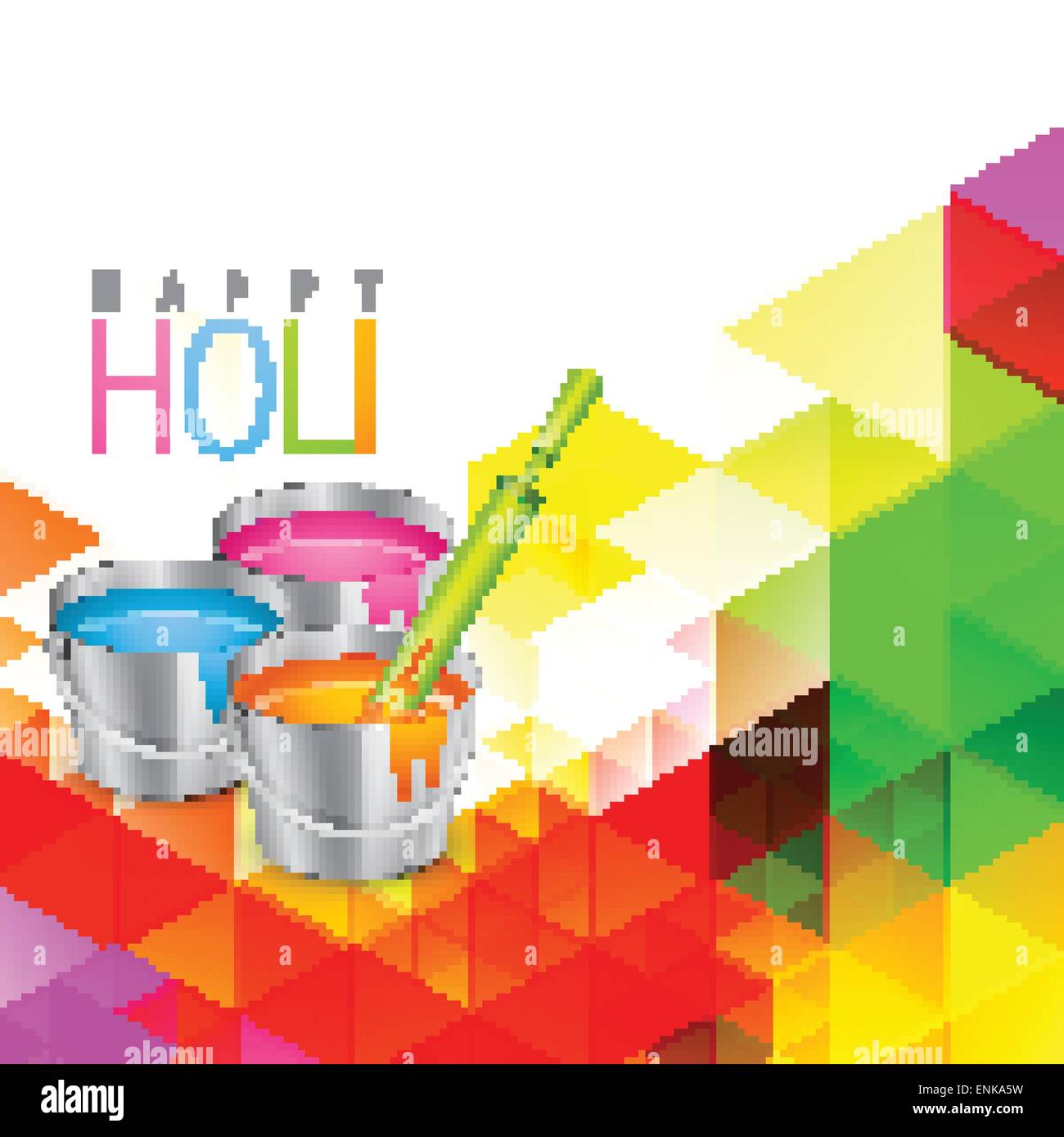 colorful holi festival background design Stock Vector Image & Art - Alamy