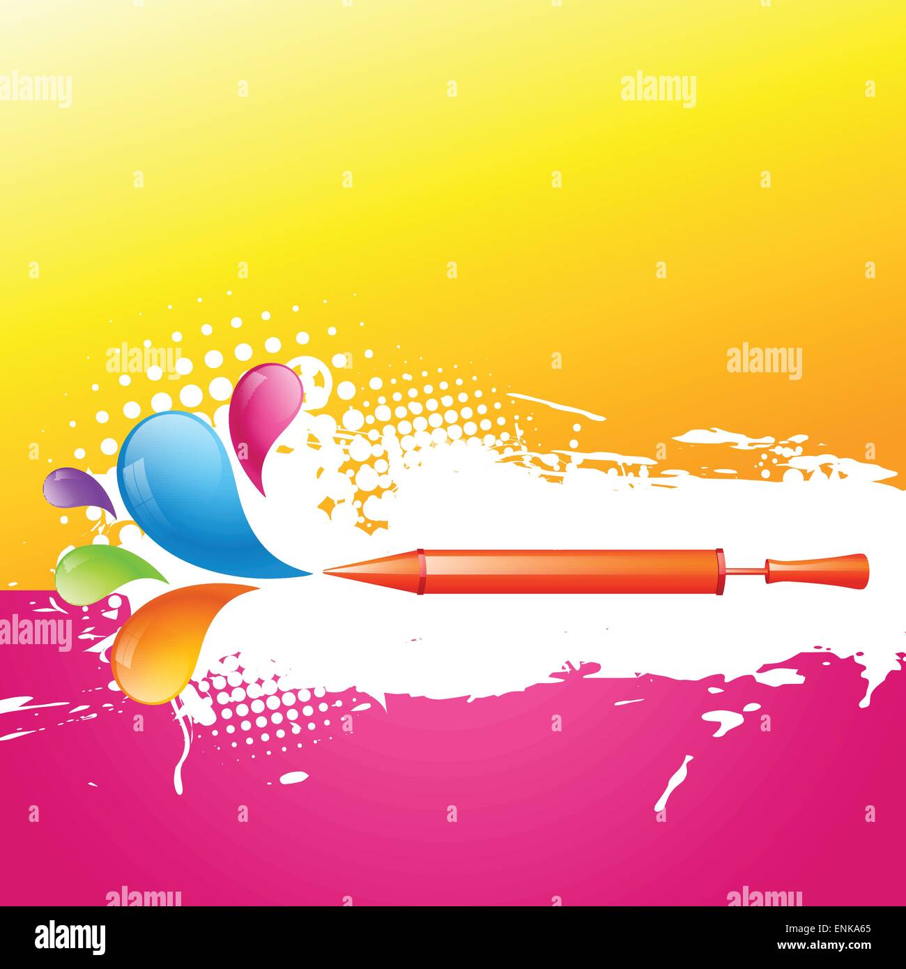 holi festival background with pichkari Stock Vector Image & Art - Alamy