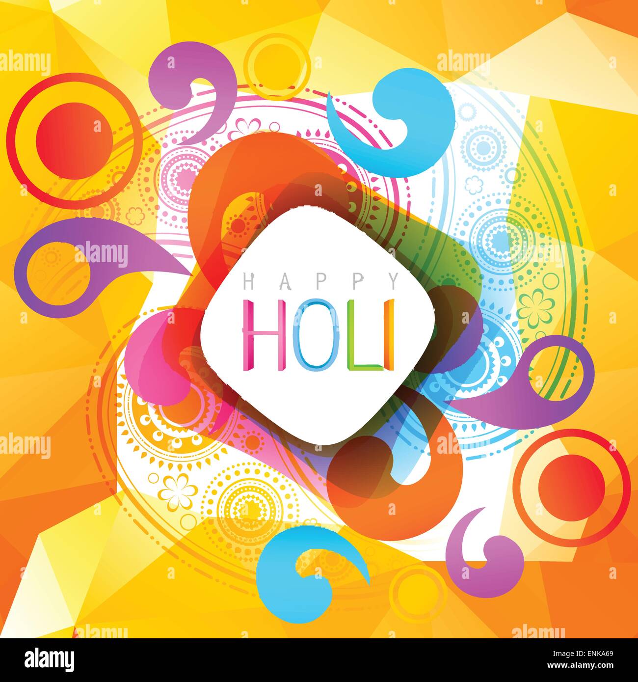 vector holi background design illustration Stock Vector Image & Art - Alamy