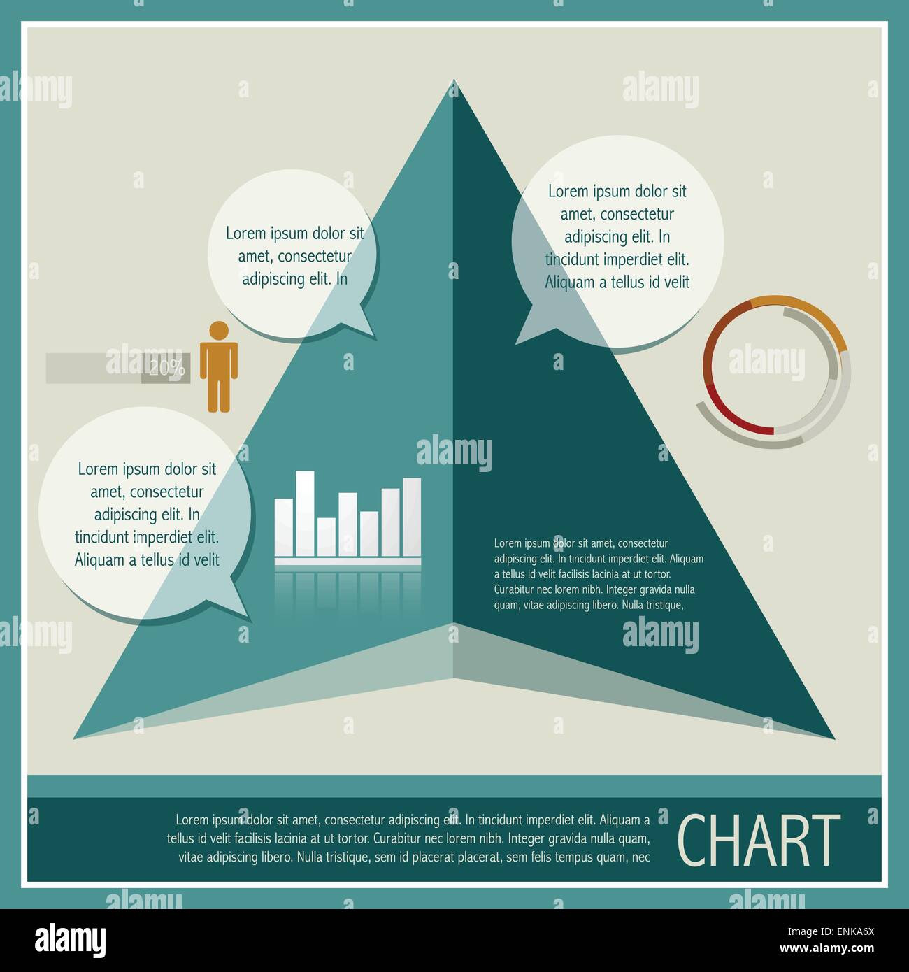 vector illustration of infographic chart Stock Vector Image & Art - Alamy