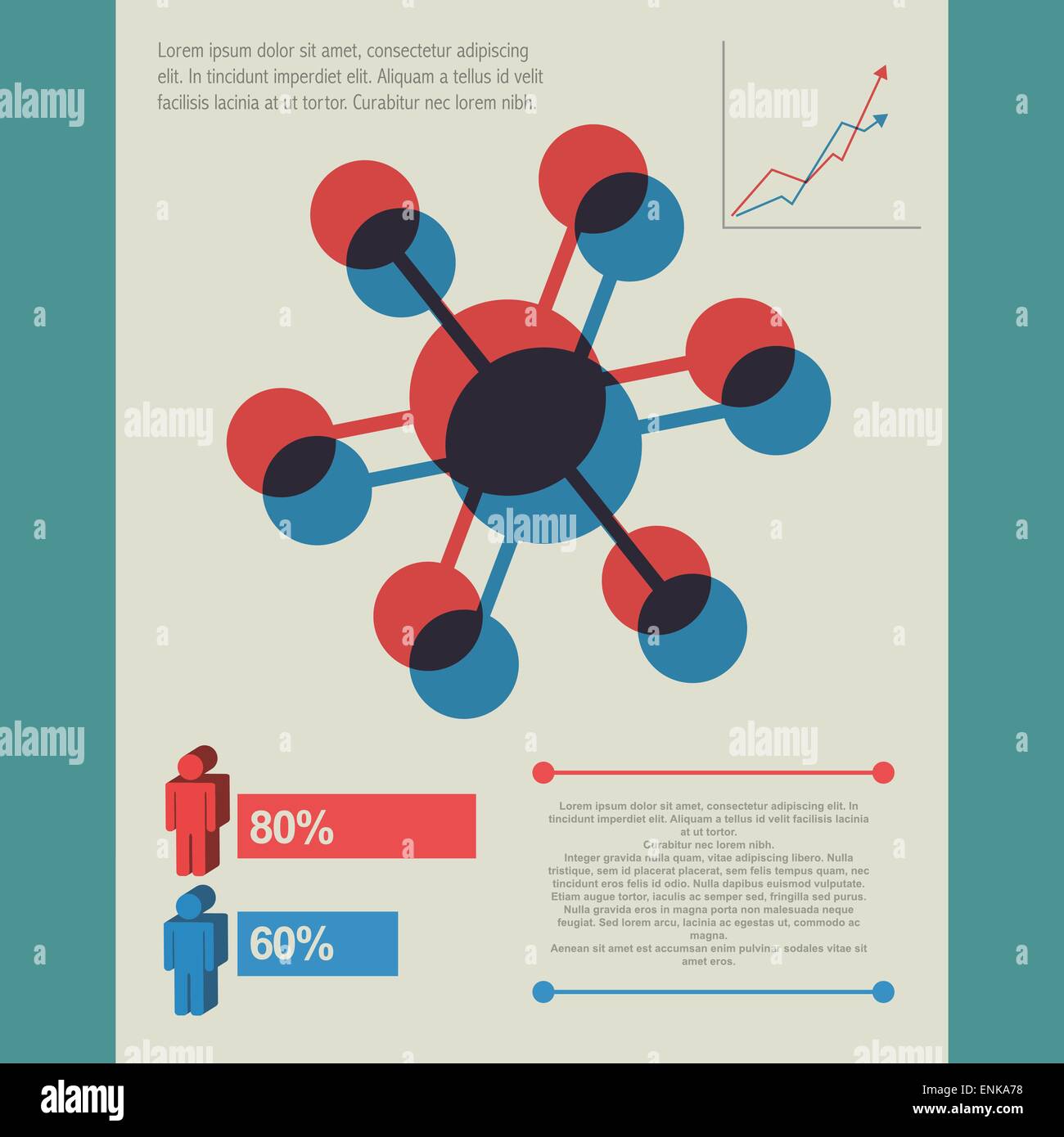 vector illustration of network chart Stock Vector Image & Art - Alamy