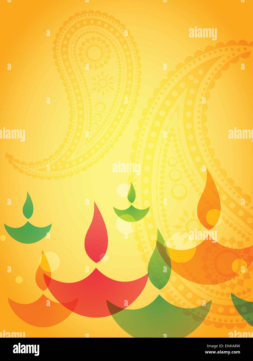 beautiful colorful diwali background design Stock Vector Image & Art ...