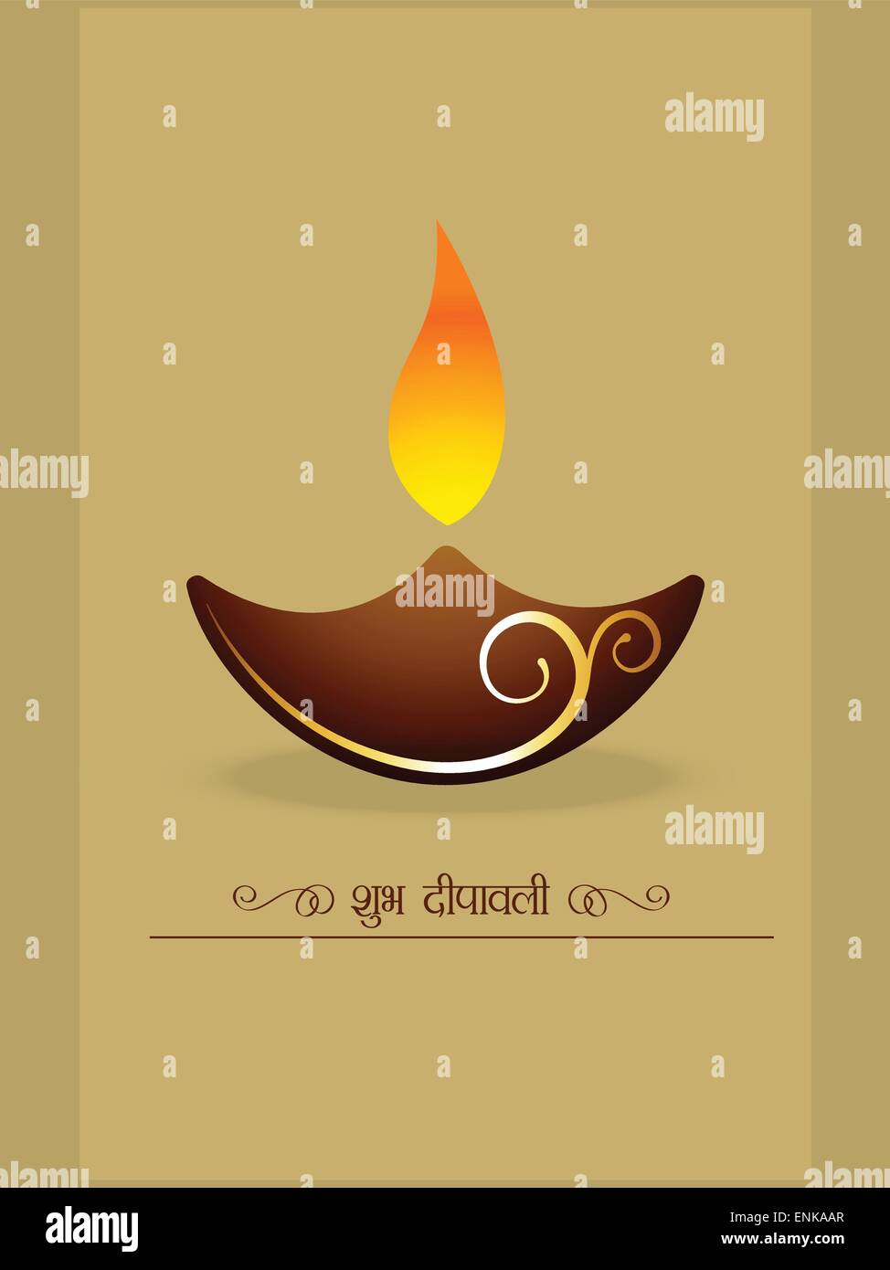 vector simple diwali diya style design Stock Vector Image & Art - Alamy