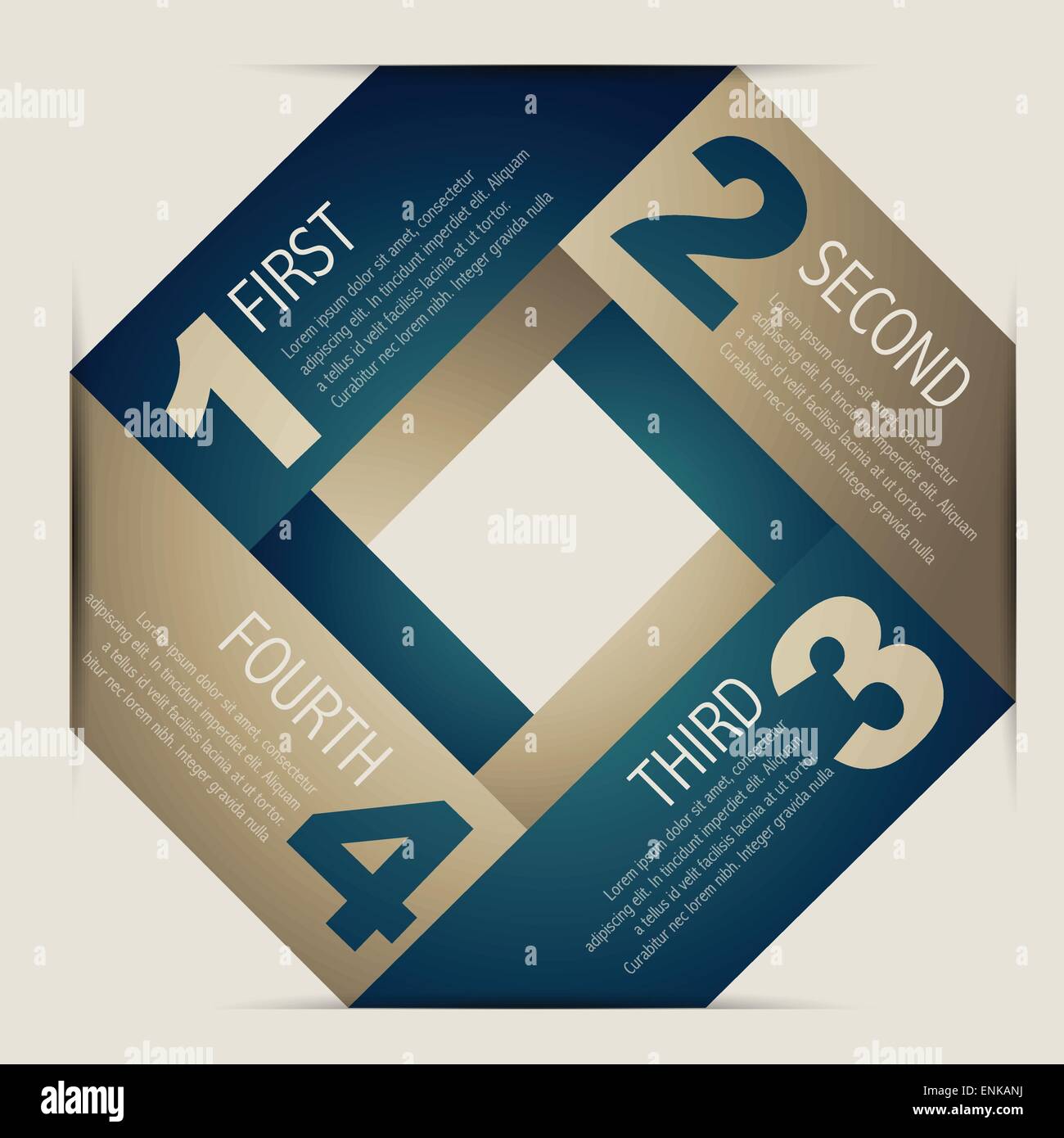 vector inographic template design in origami style Stock Vector Image ...