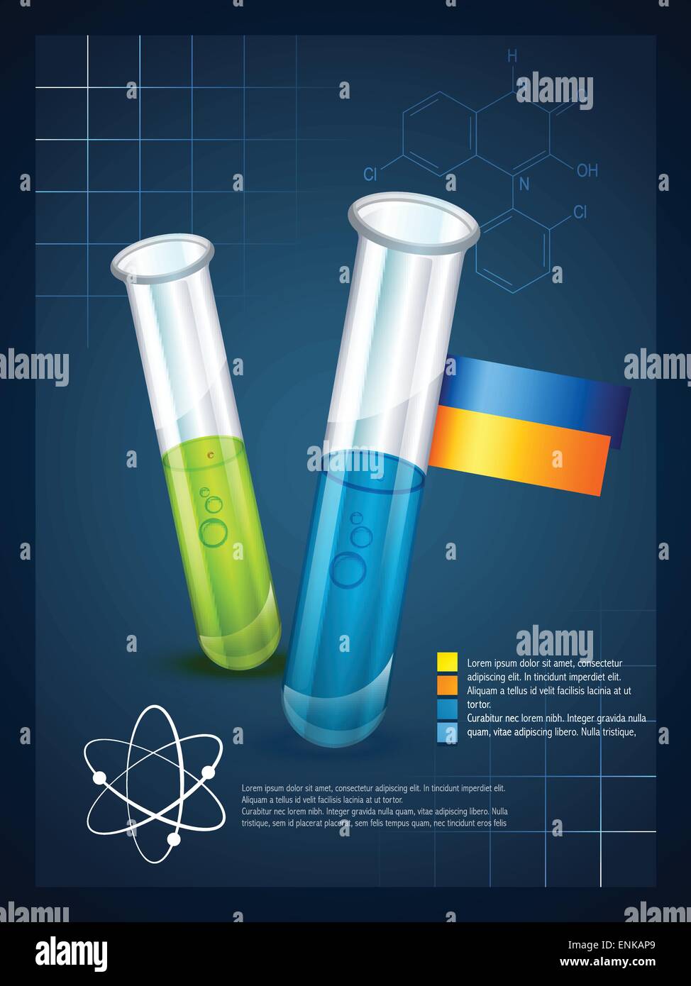 Test tube graph Stock Vector Images - Alamy