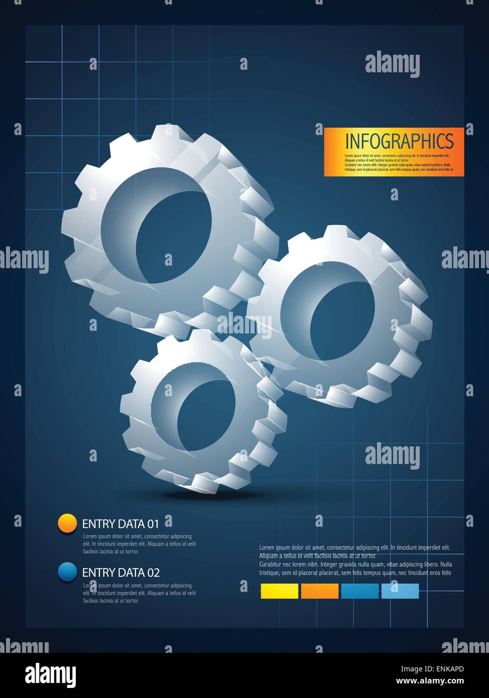 Infographic technical service icon Stock Vector Images - Alamy