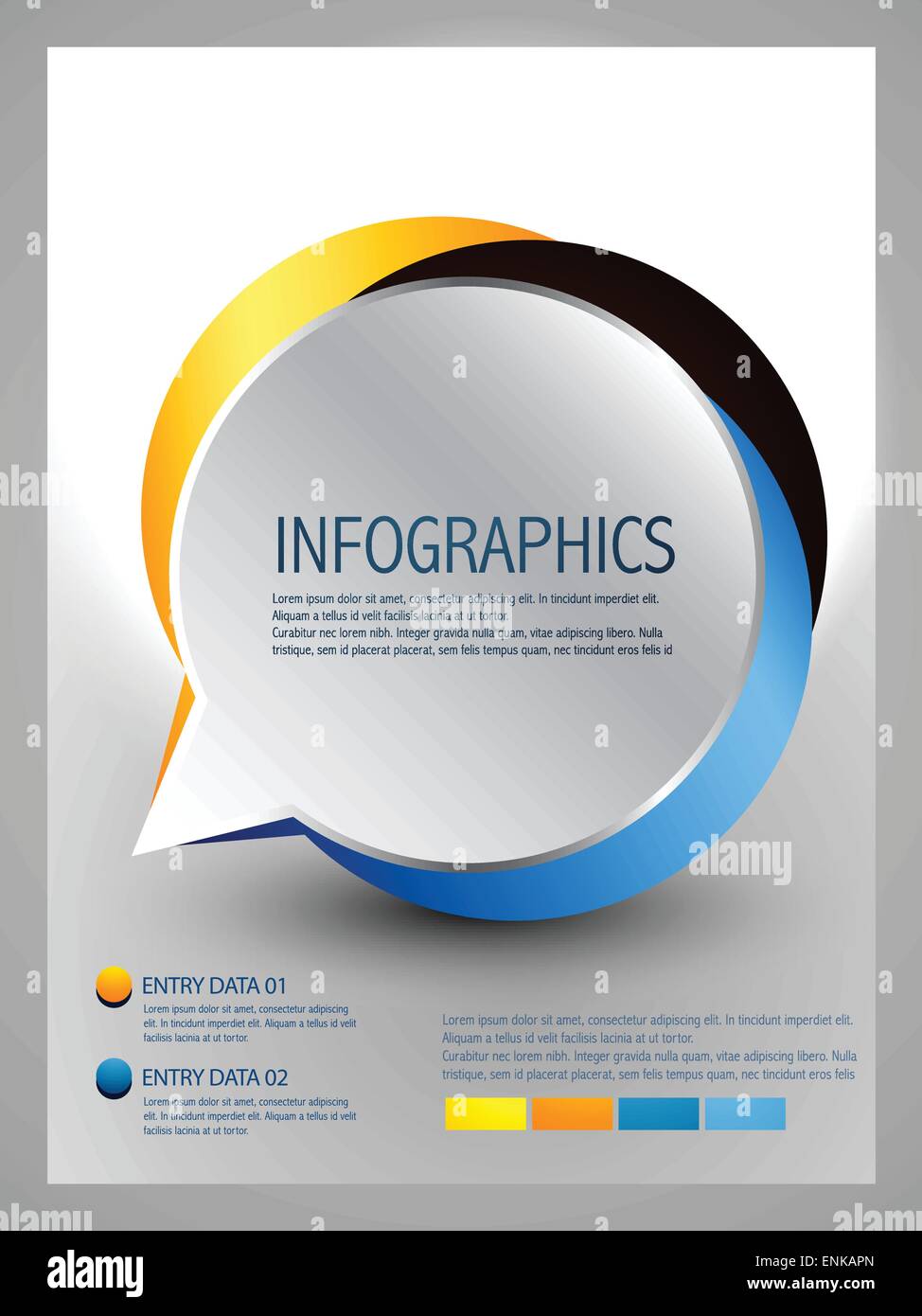 vector speech bubble infographic template Stock Vector Image & Art - Alamy