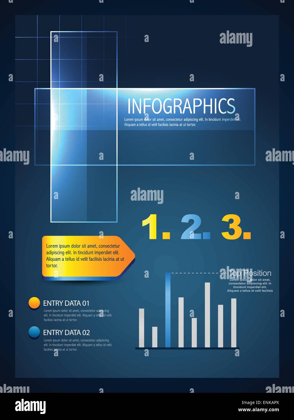 vector stylish infographic template design Stock Vector Image & Art - Alamy