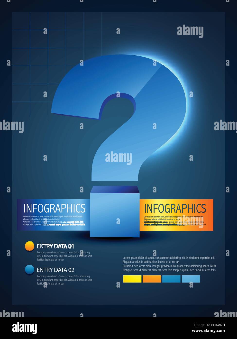 vector infographic template of question mark Stock Vector Image & Art ...