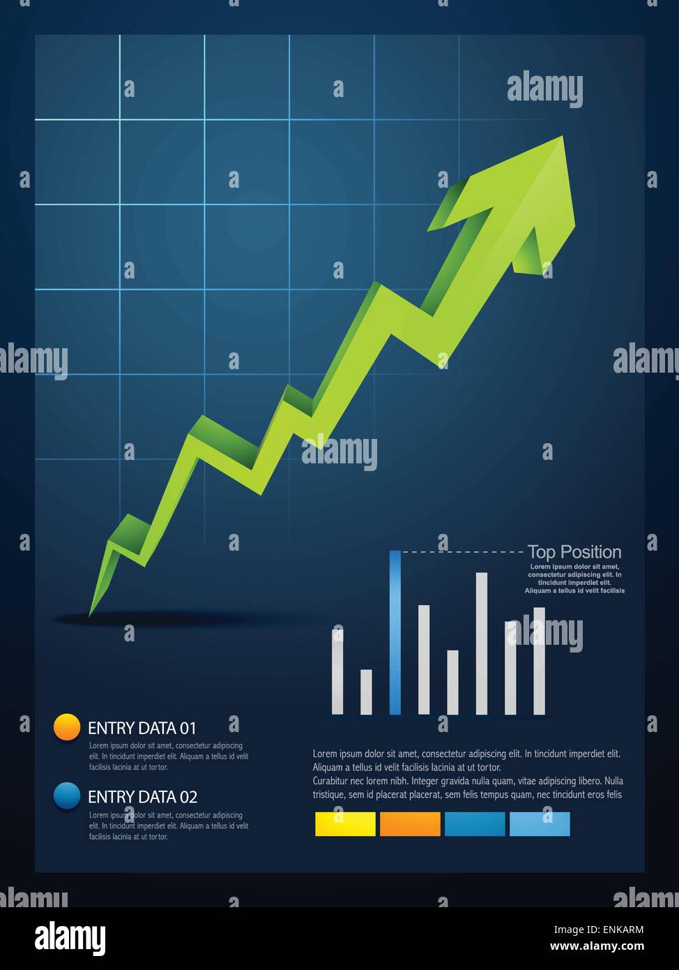 vector success infographic template design Stock Vector Image & Art - Alamy