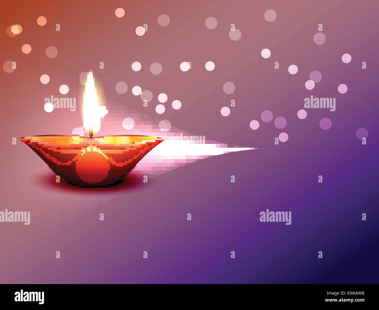 Beautiful diwali diya space text hi-res stock photography and images ...