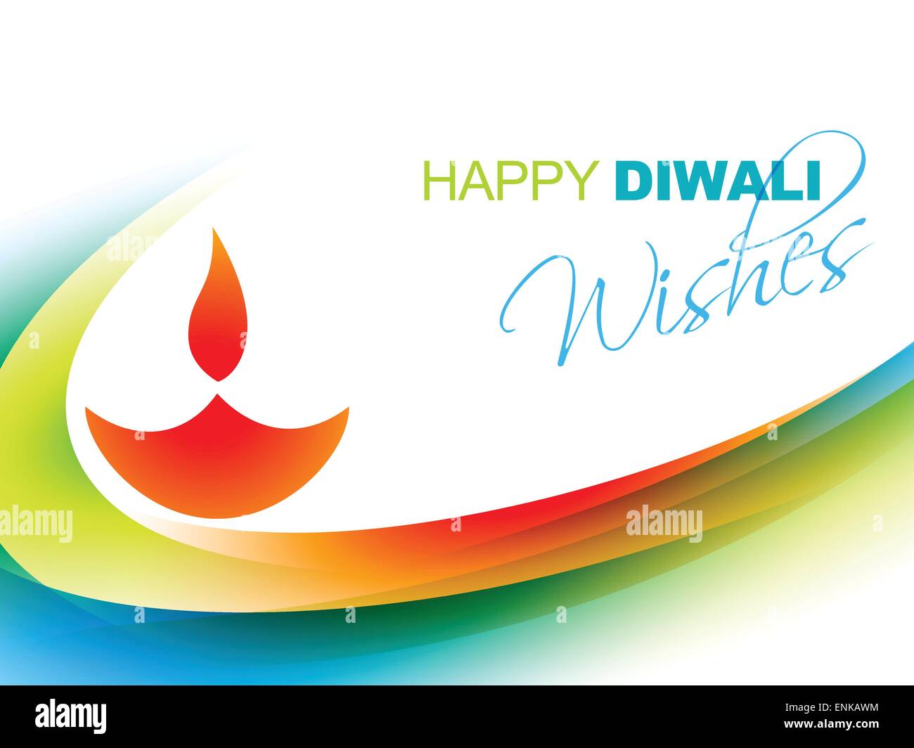 beautiful colorful happy diwali background Stock Vector Image & Art - Alamy
