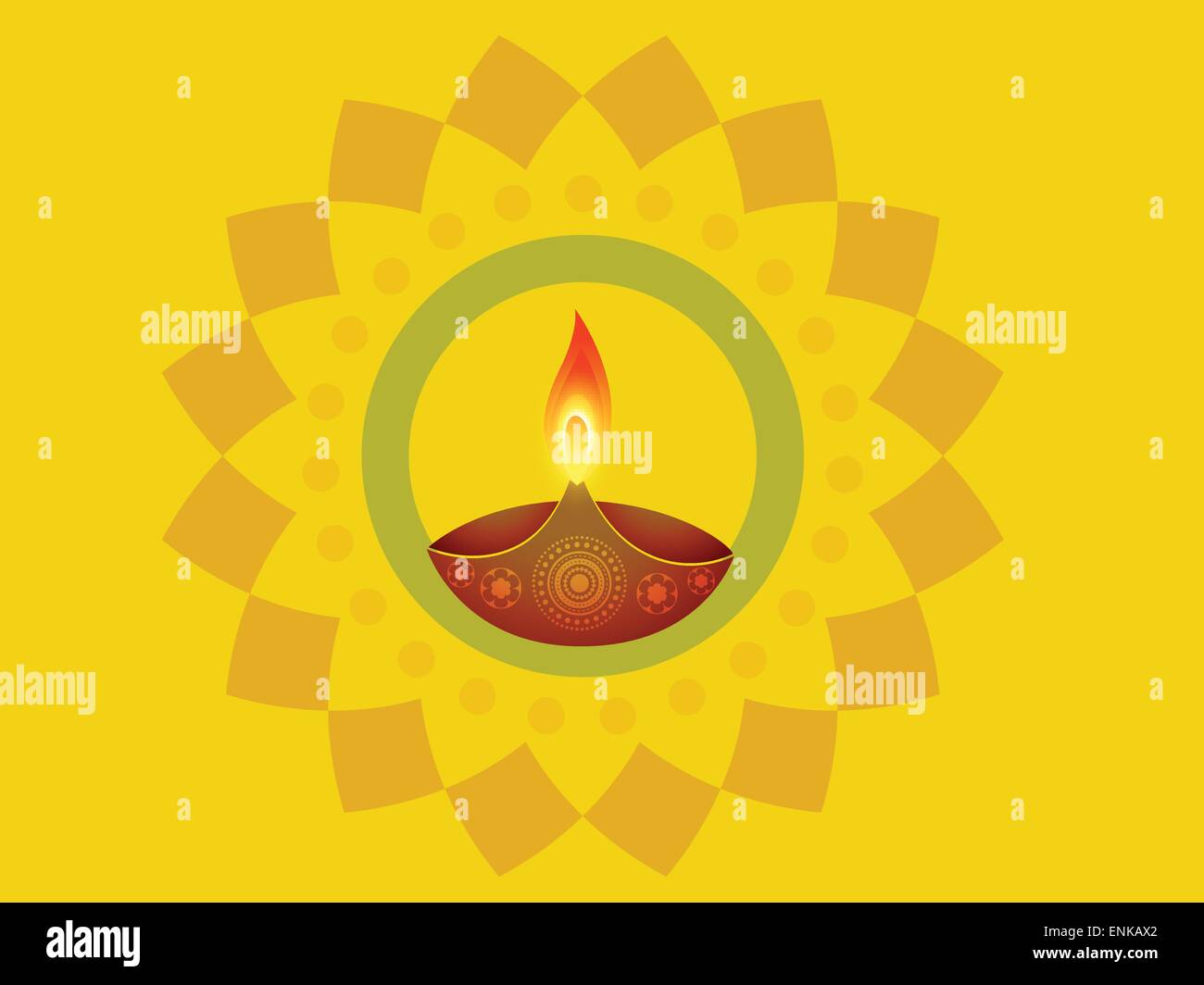 indian festival diwali diya design Stock Vector Image & Art - Alamy