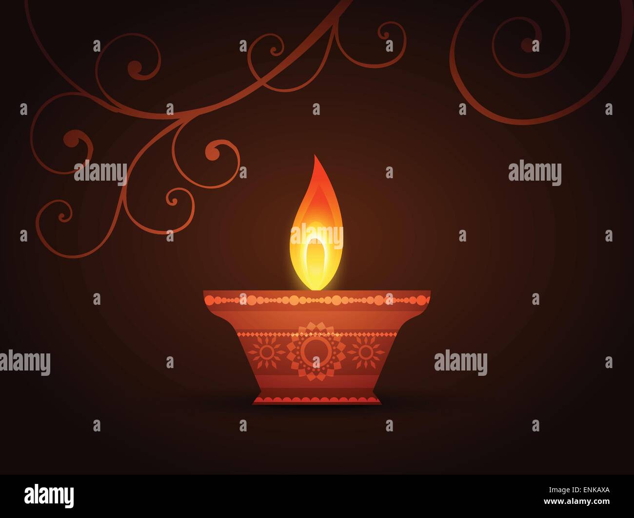 vector creative diya design background Stock Vector Image & Art - Alamy
