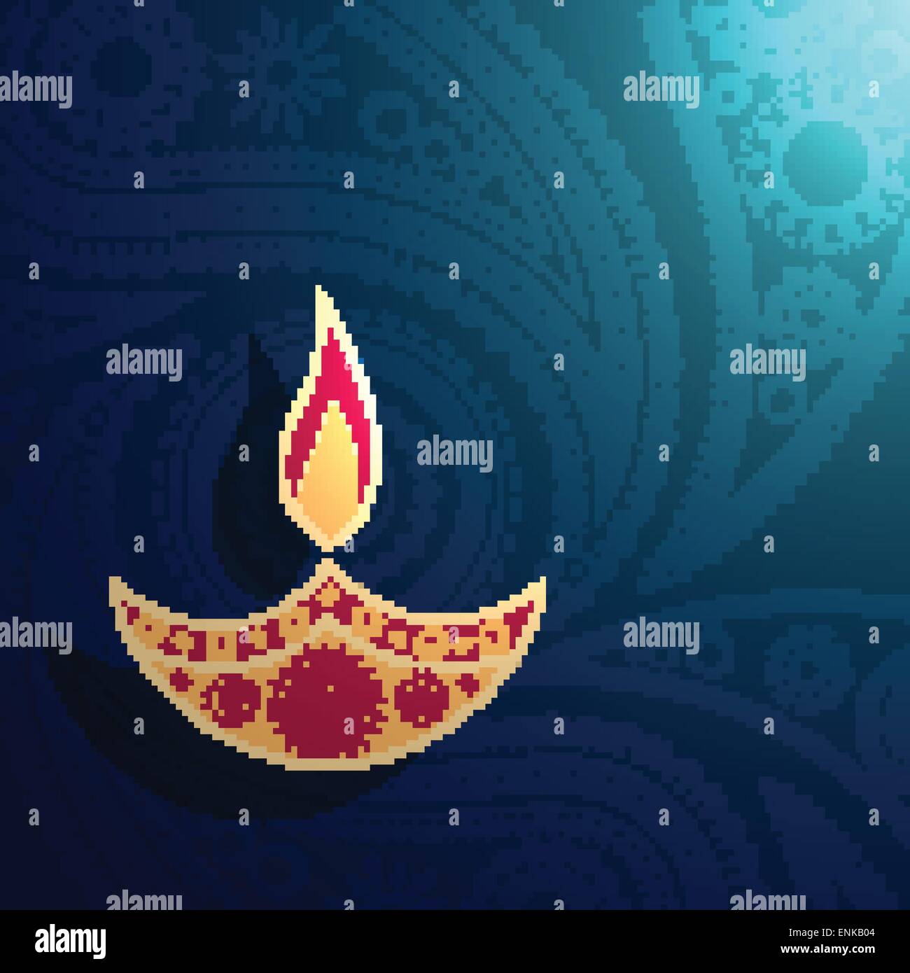 Vector stylish diya diwali hi-res stock photography and images - Alamy
