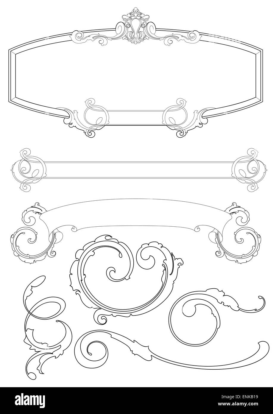 Old style design element Stock Vector Image & Art - Alamy