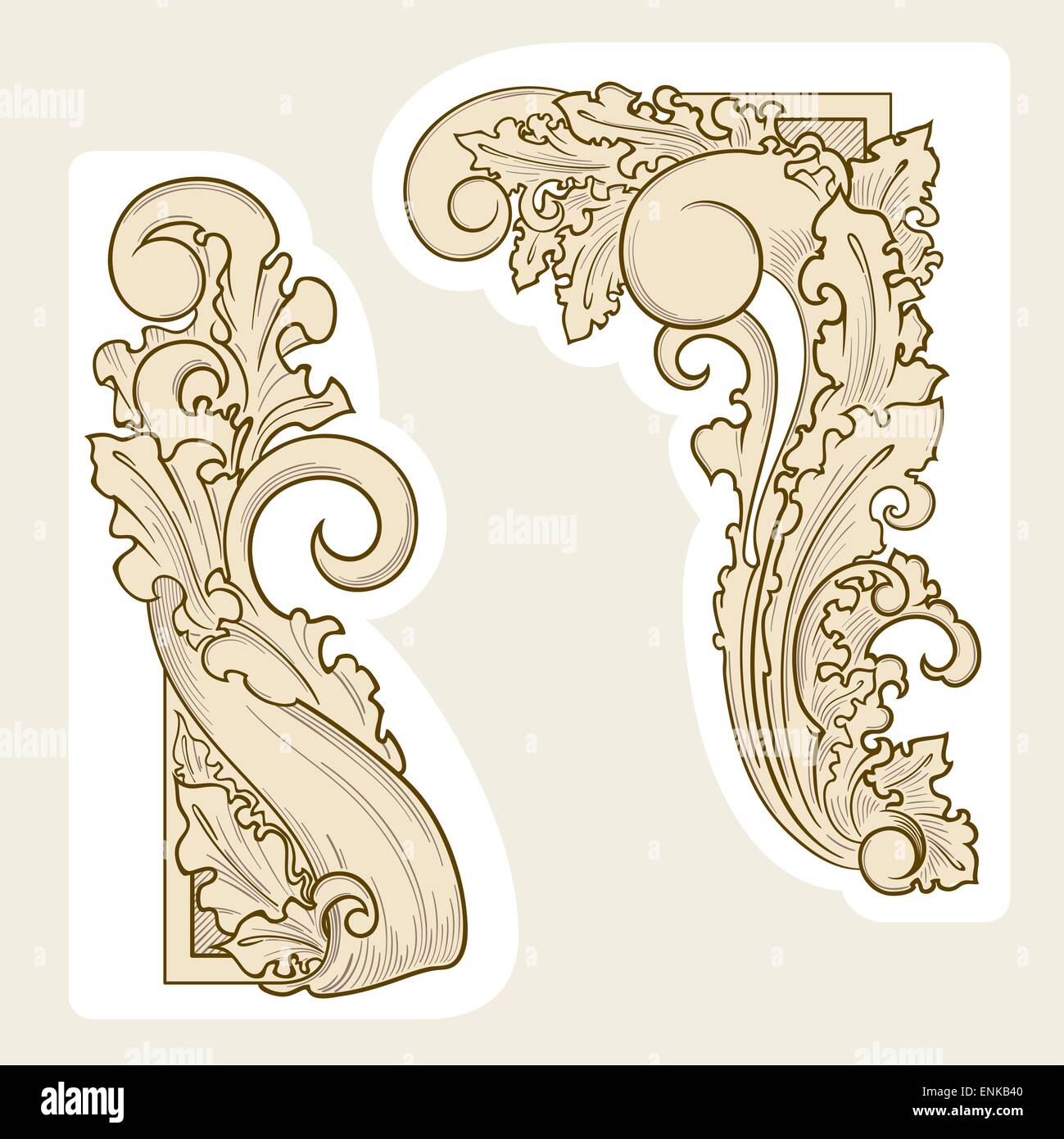 Old style design element Stock Vector Image & Art - Alamy