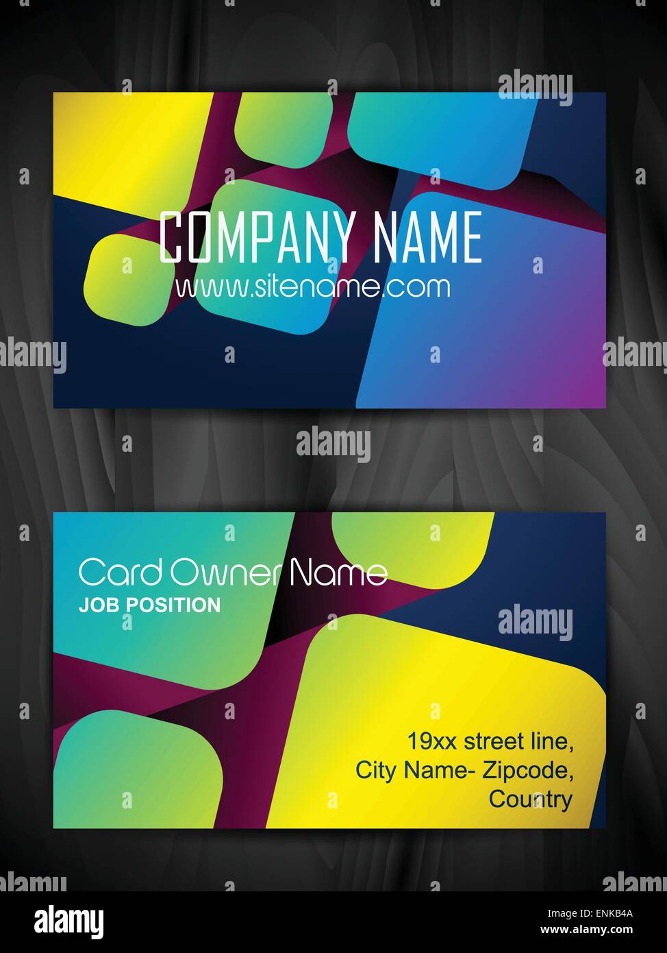 Attractive visiting card design hi-res stock photography and images - Alamy