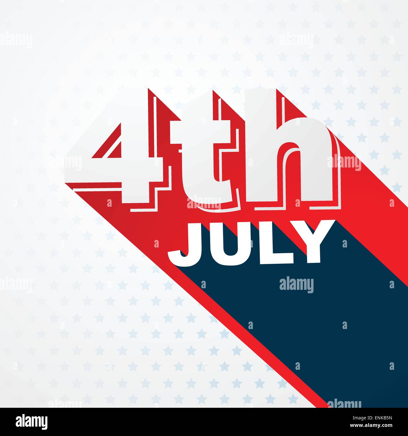 stylish 4th of july text design Stock Vector Image & Art - Alamy