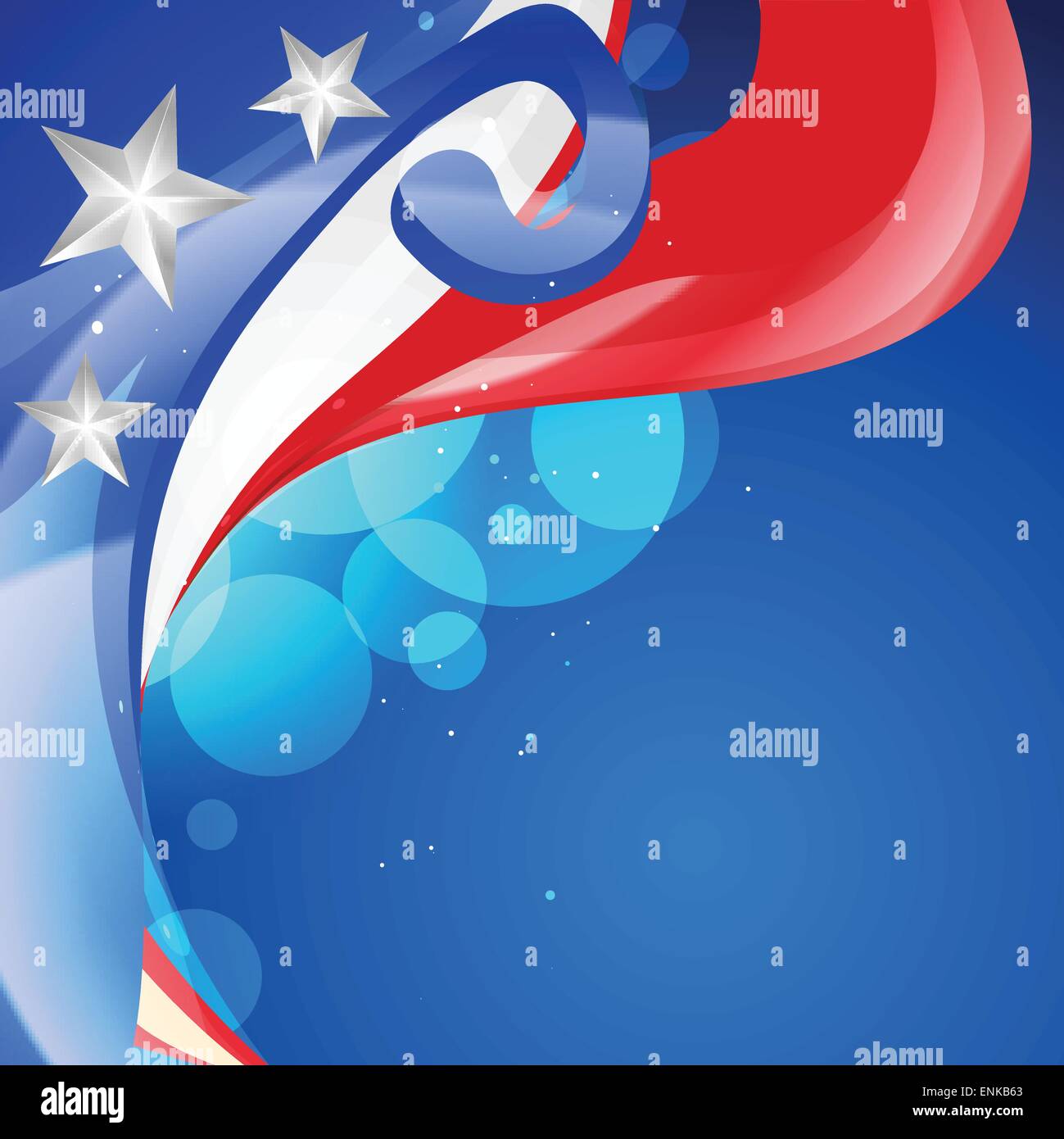 vector beautiful american independence day design Stock Vector Image ...