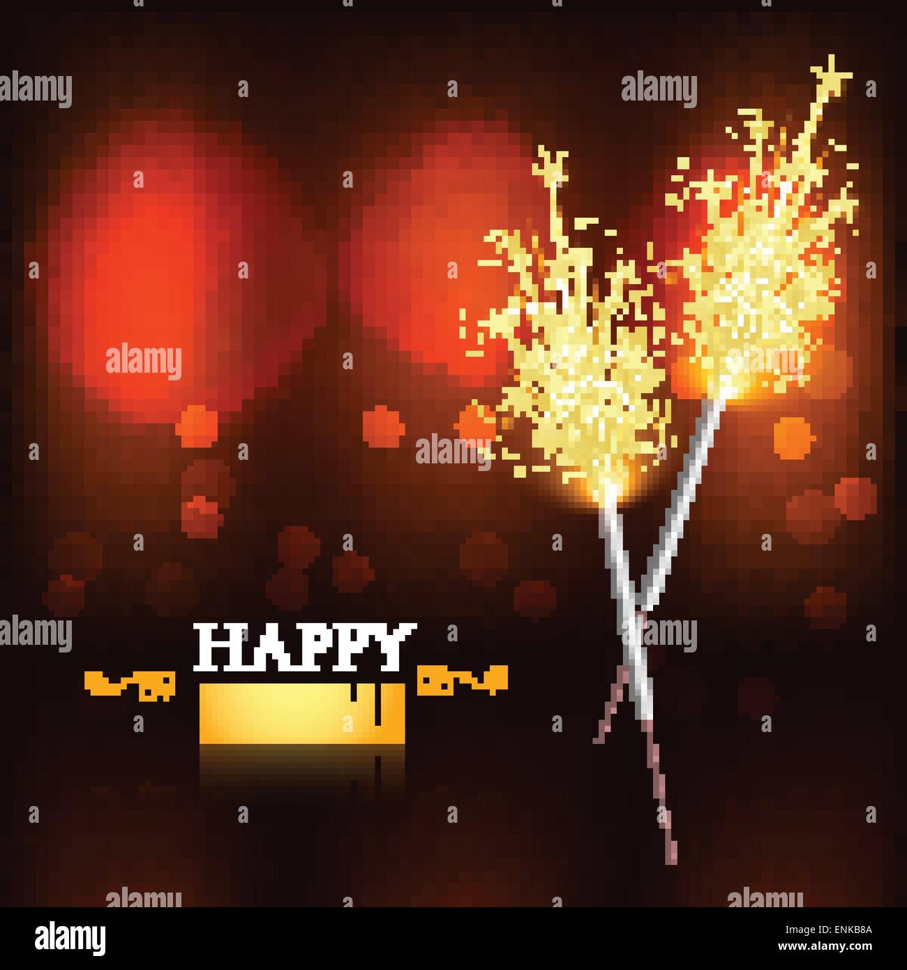 vector diwali crackers design illustration Stock Vector Image & Art - Alamy