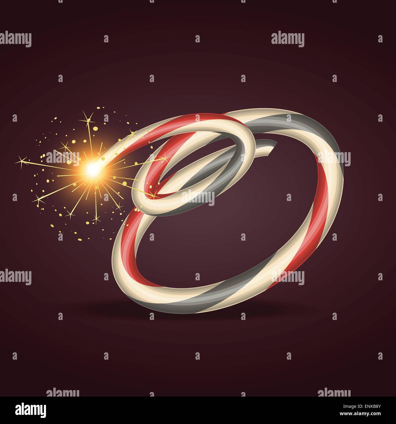 vector diwali burning crackers illustration Stock Vector Image & Art ...