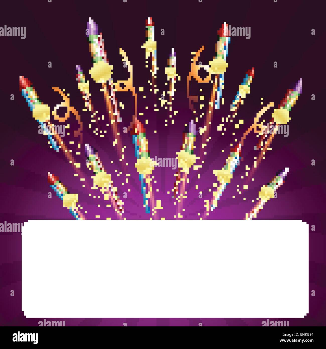 vector diwali crackers design illustration Stock Vector Image & Art - Alamy