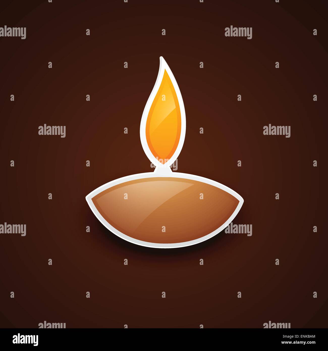 vector shiny simple diya design Stock Vector Image & Art - Alamy