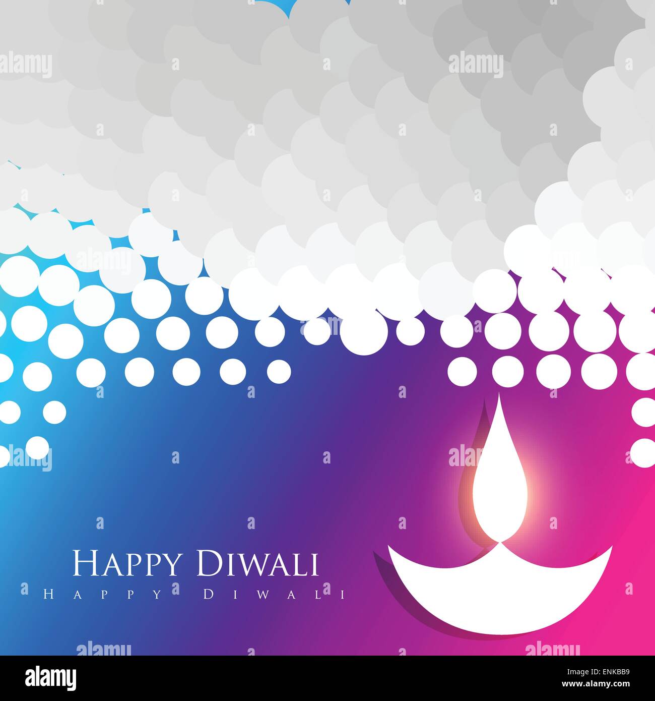 stylish colorful diwali diya design Stock Vector Image & Art - Alamy