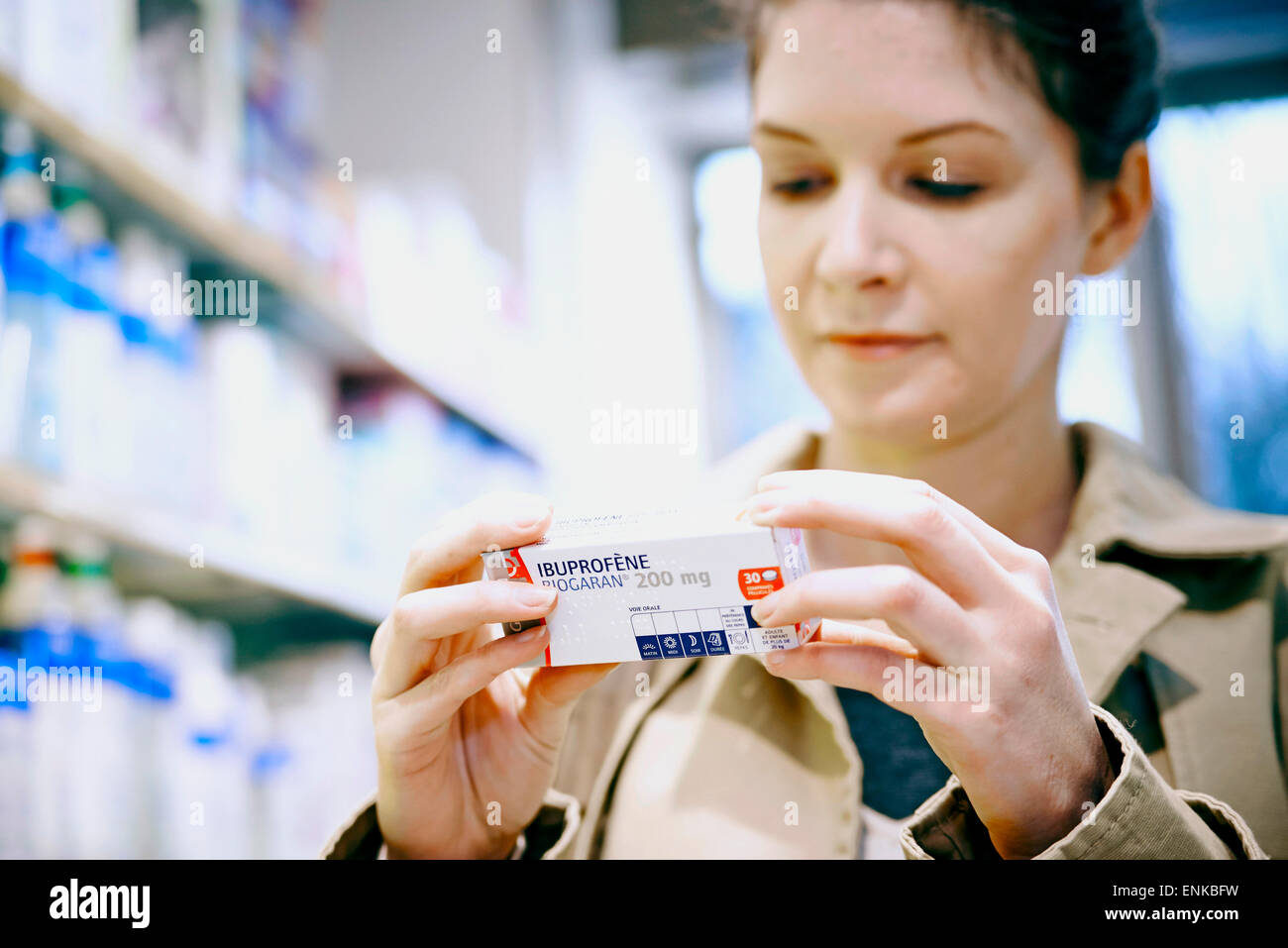 Interior of a chemist's shop Stock Photo - Alamy