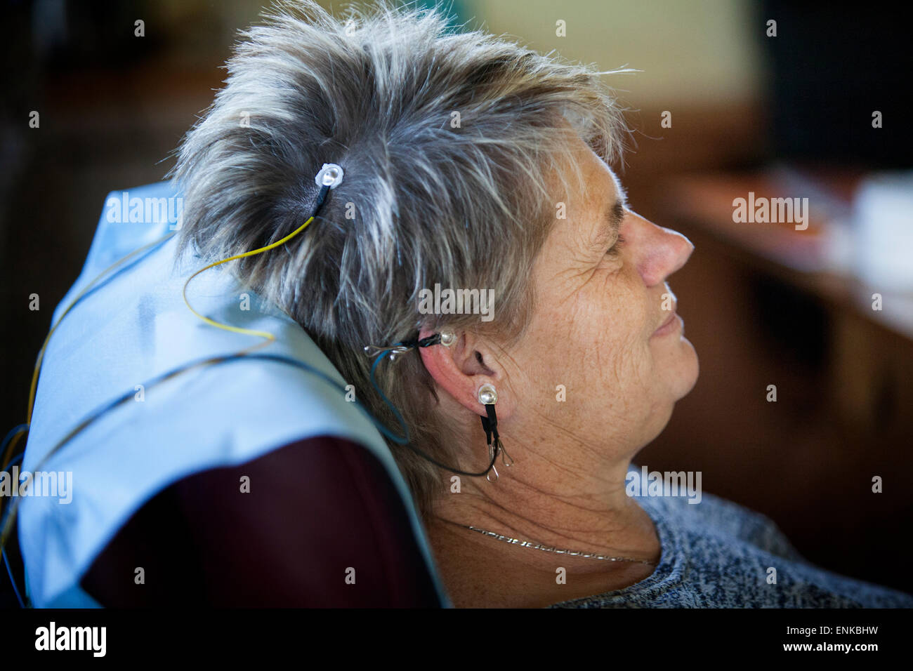 Neurofeedback patient hi-res stock photography and images - Alamy