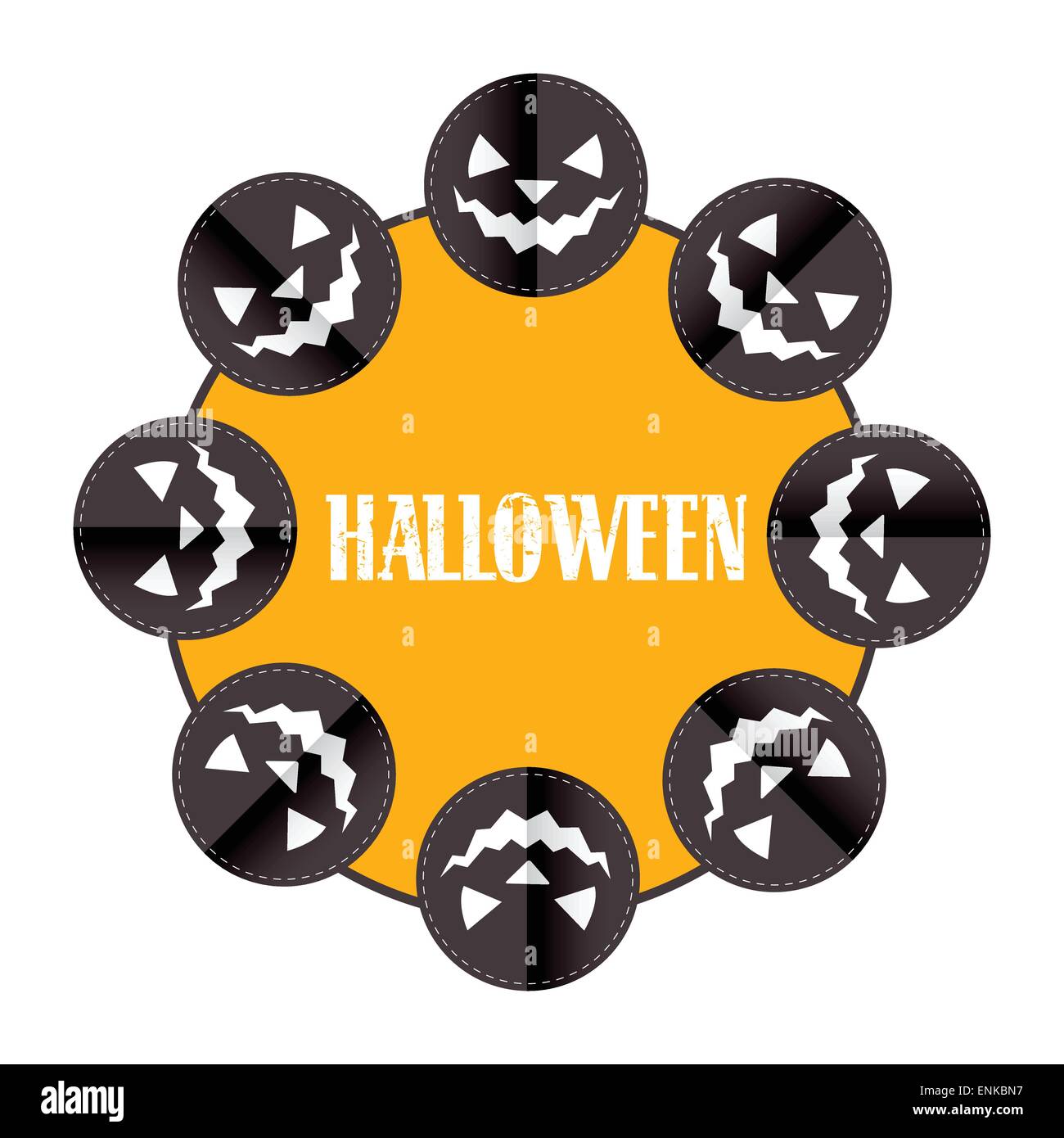 vector halloween design with space for your text Stock Vector Image ...