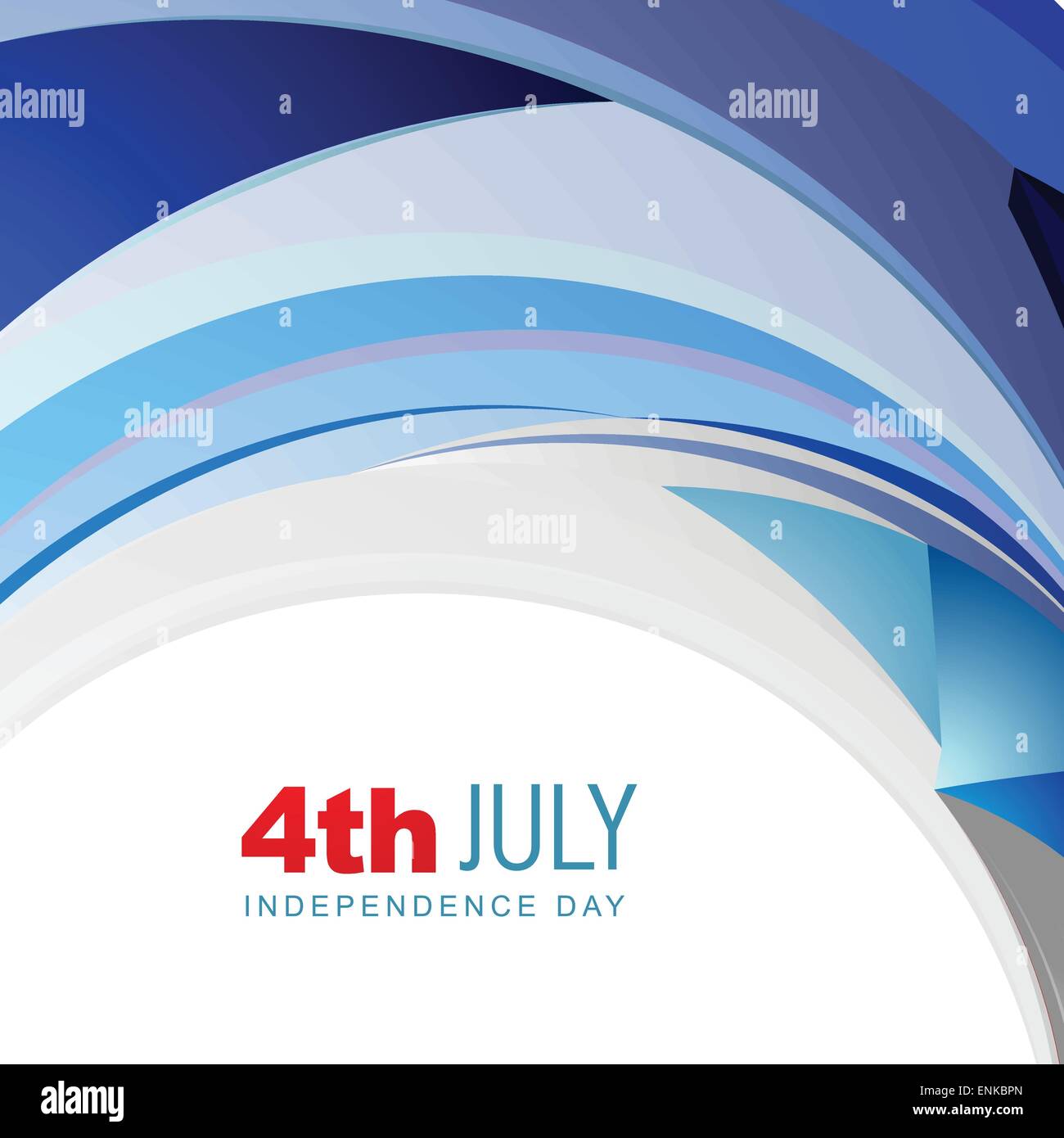 vector wave style independence day design Stock Vector Image & Art - Alamy
