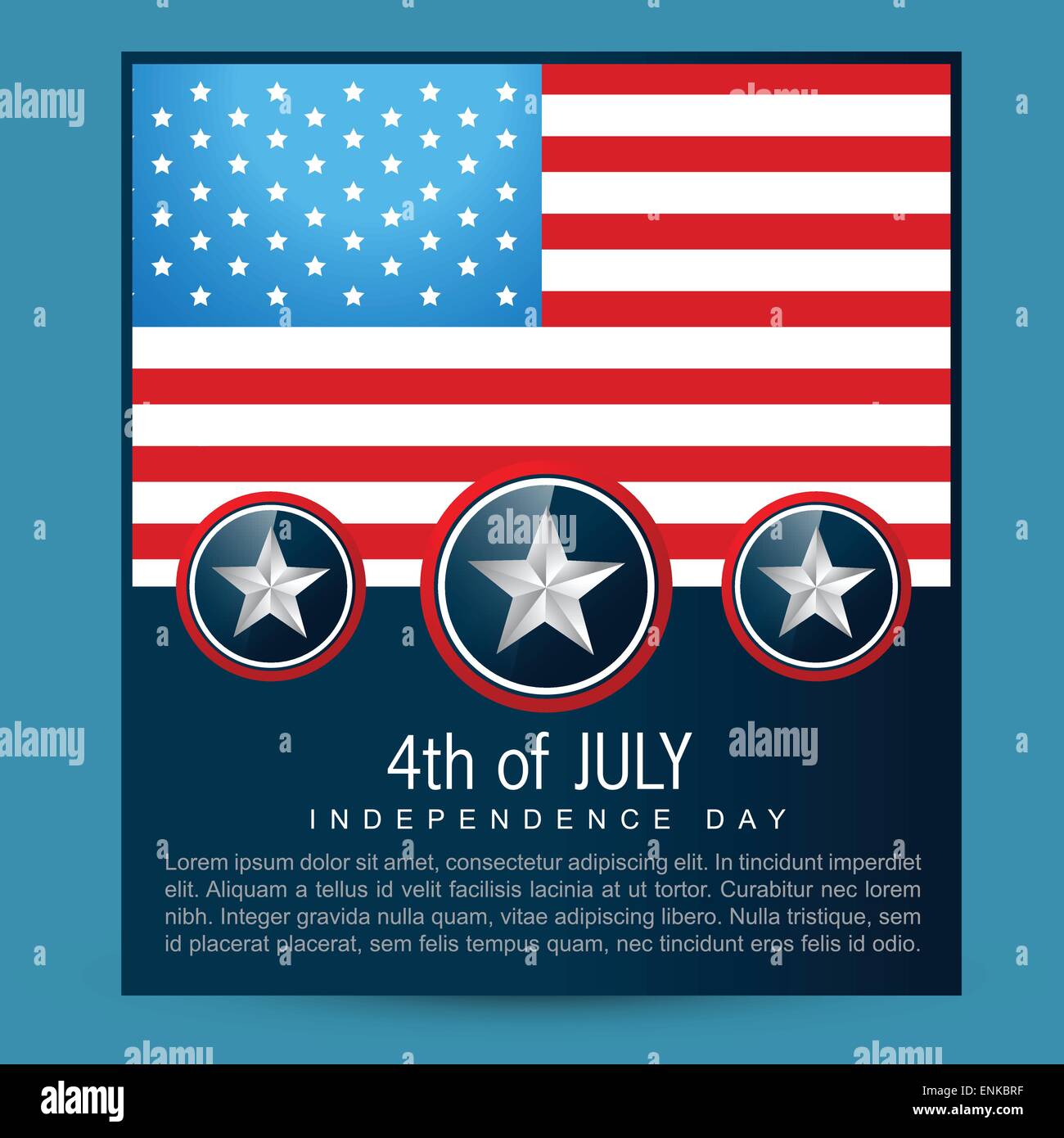 vector american flag design with space for your text Stock Vector Image ...