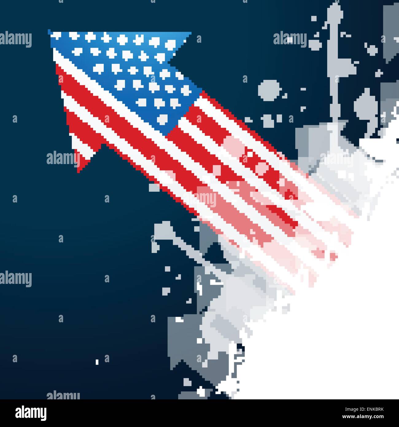 american flag arrow design vector Stock Vector Image & Art - Alamy