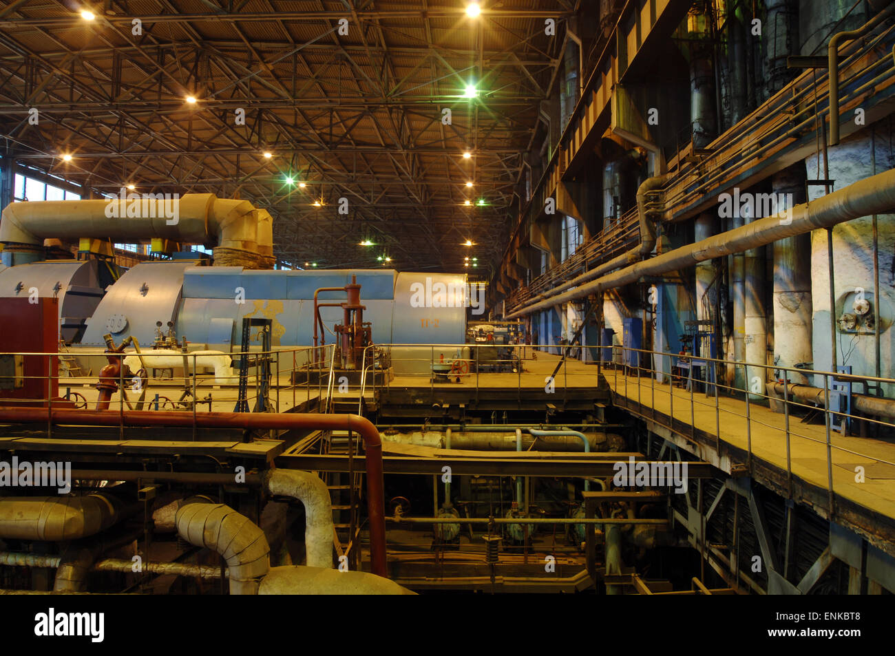interior industrial workshop Stock Photo - Alamy
