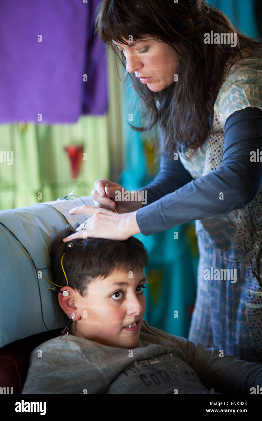 Neurofeedback patient hi-res stock photography and images - Alamy