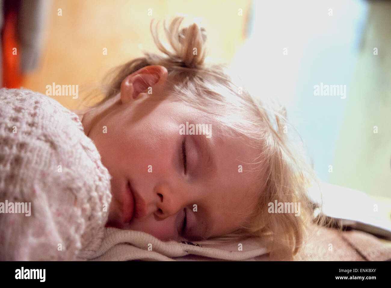 Child napping hi-res stock photography and images - Alamy