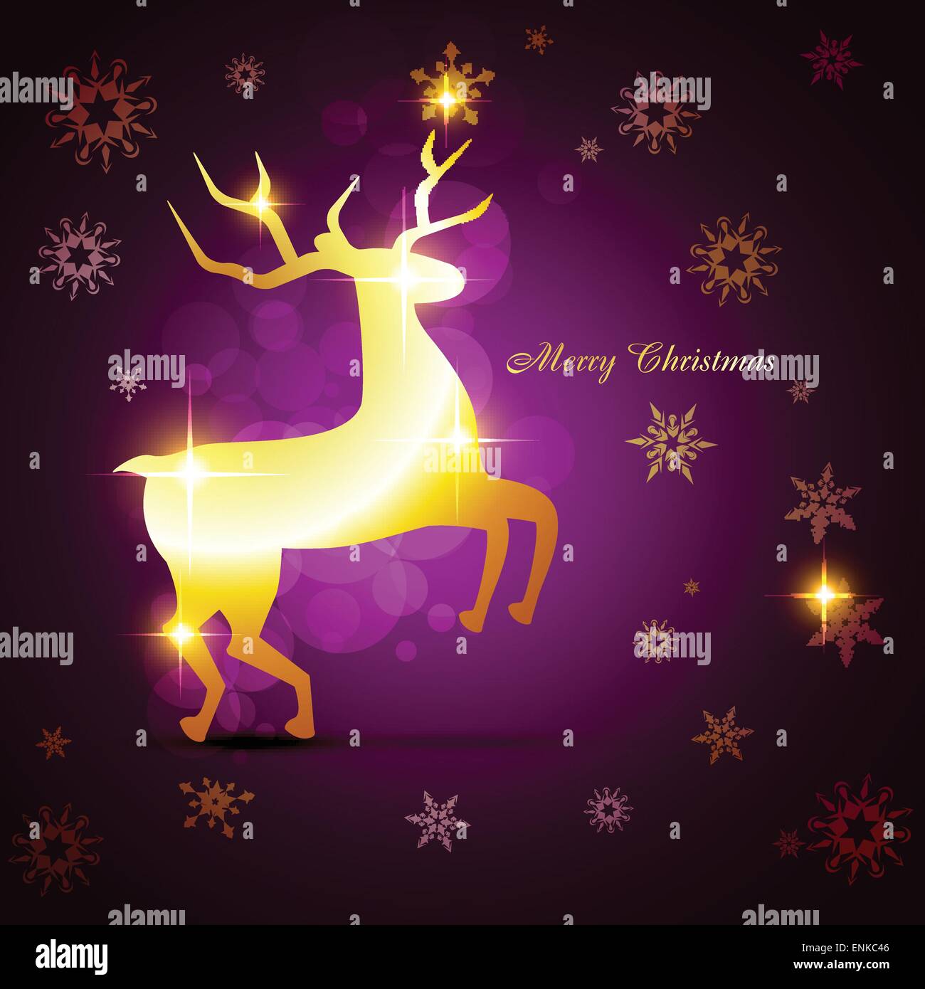 vector reindeer design illustration background Stock Vector Image & Art ...