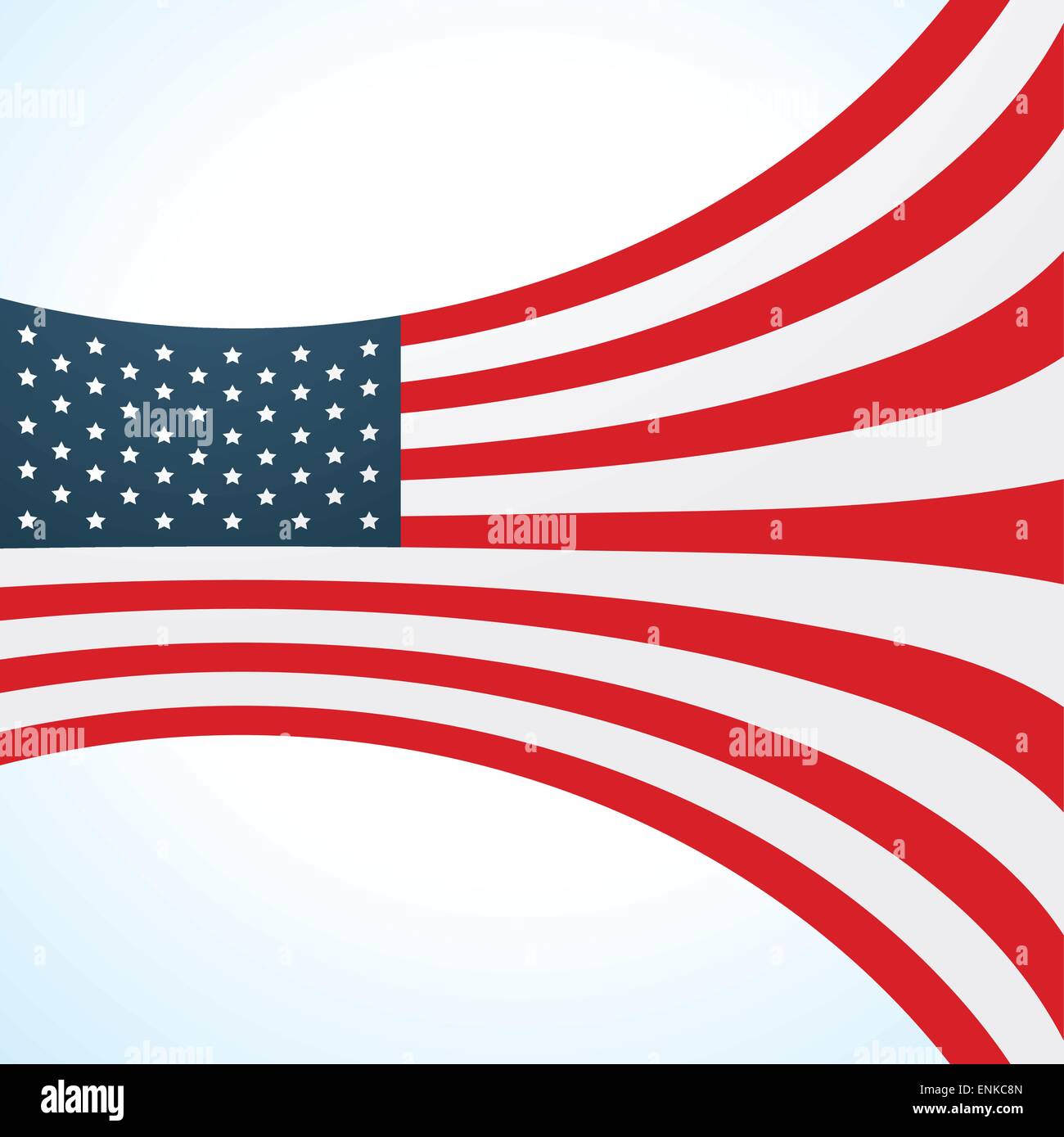 Us wave flag Stock Vector Images - Alamy