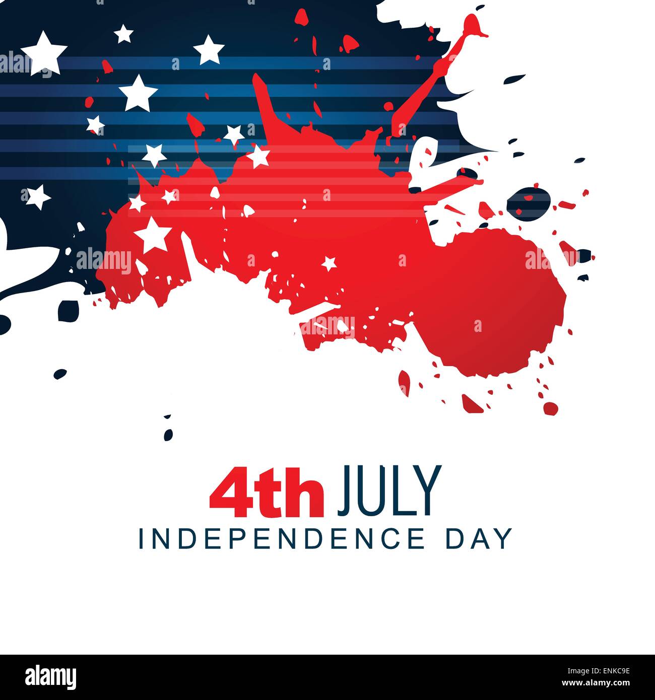 vector creative american independence day background design Stock ...