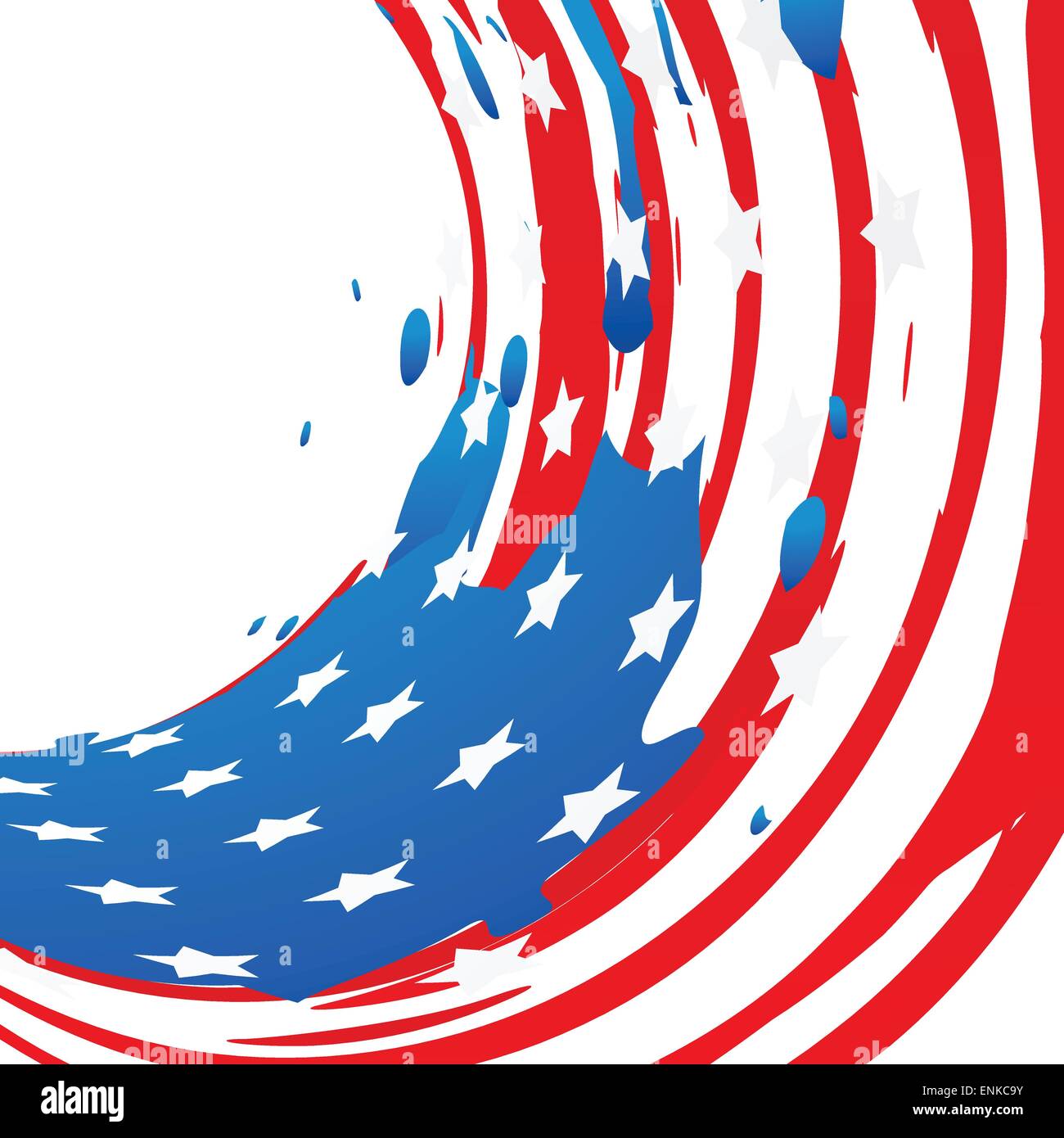 ink splash vector american flag design Stock Vector Image & Art - Alamy
