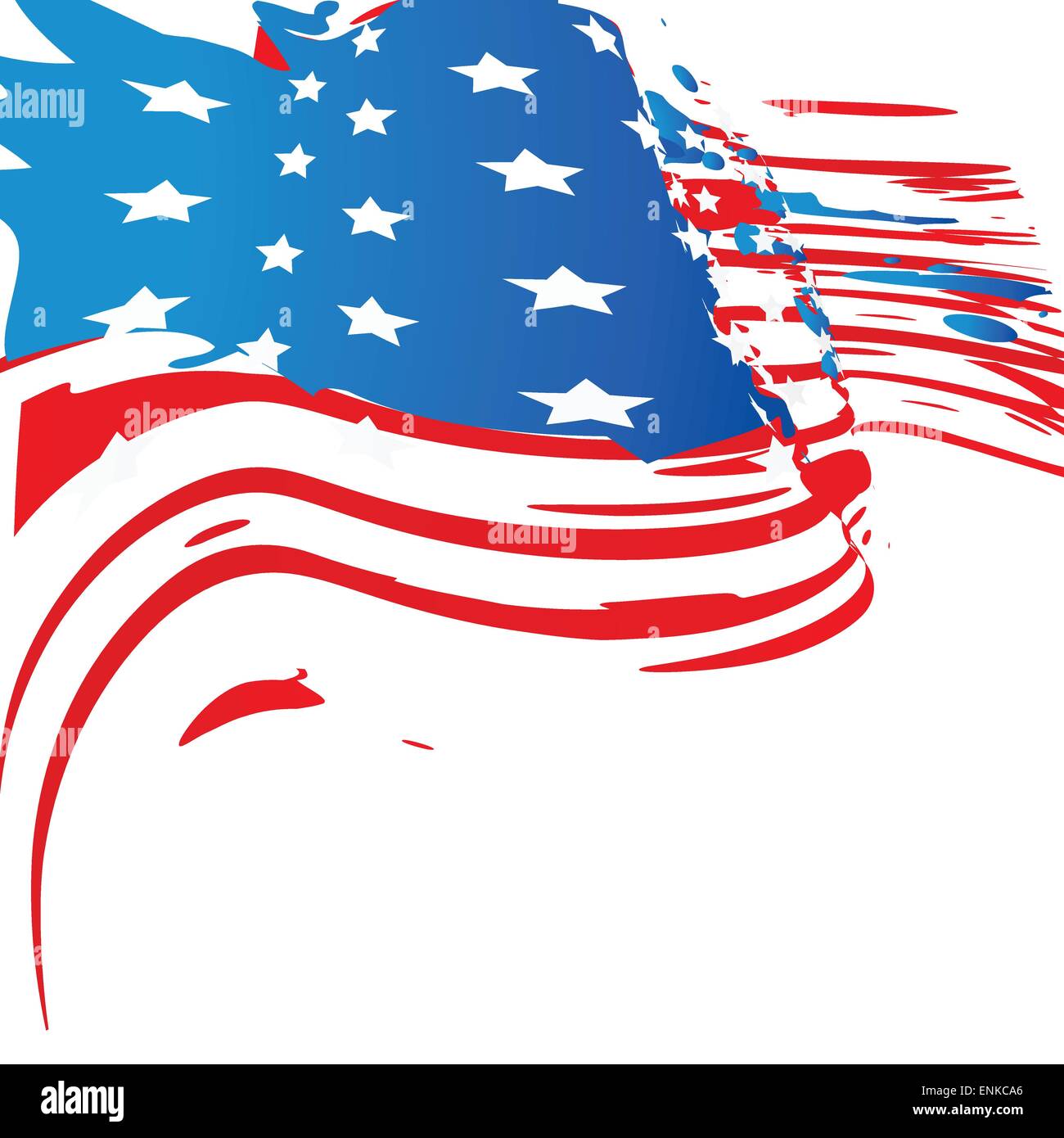 american flag background design with space for your text Stock Vector ...