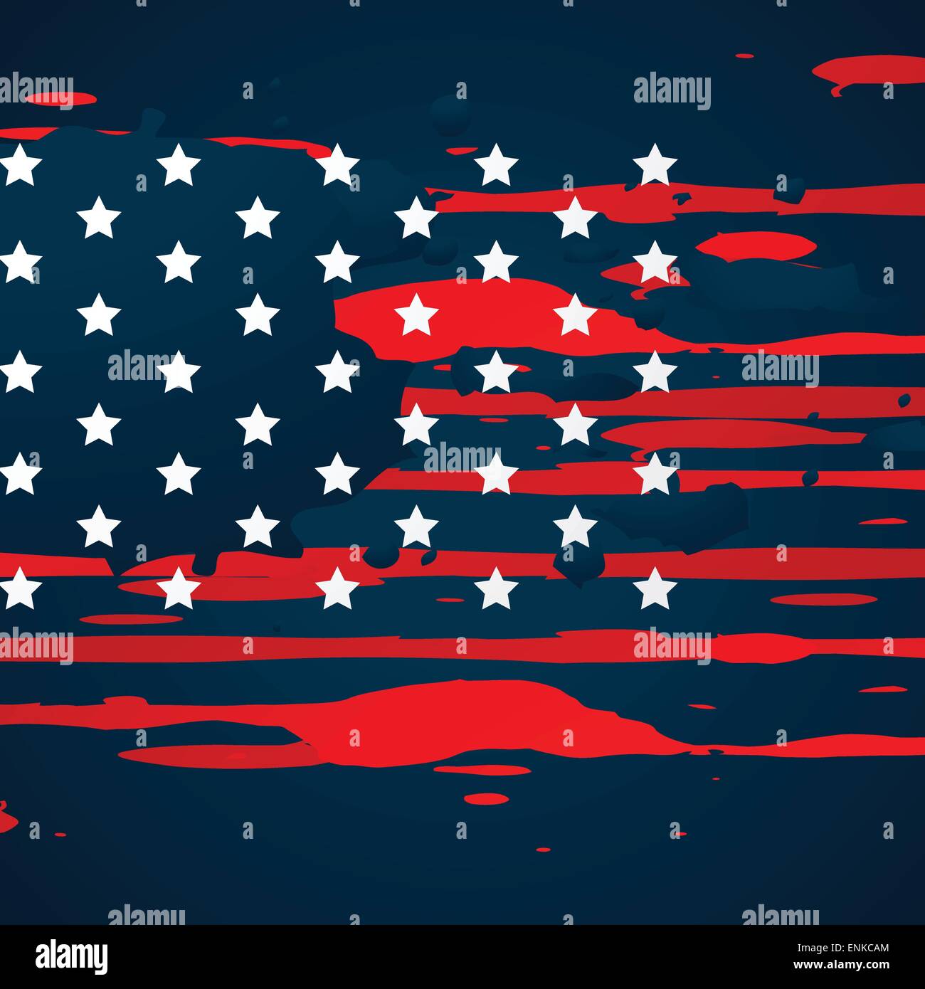 vector vintage style american flag design Stock Vector Image & Art - Alamy