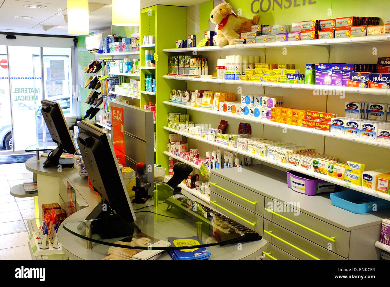 Drug on self service Stock Photo - Alamy