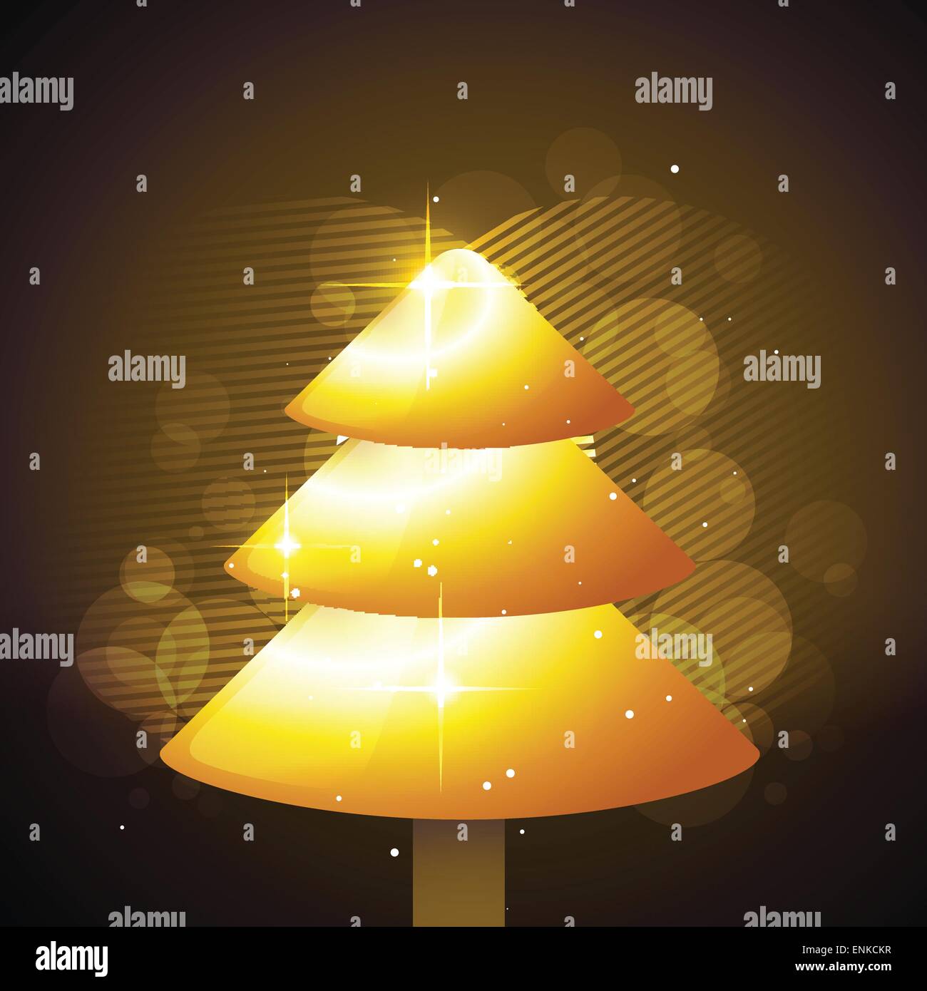 golden christmas tree vector design Stock Vector Image & Art - Alamy