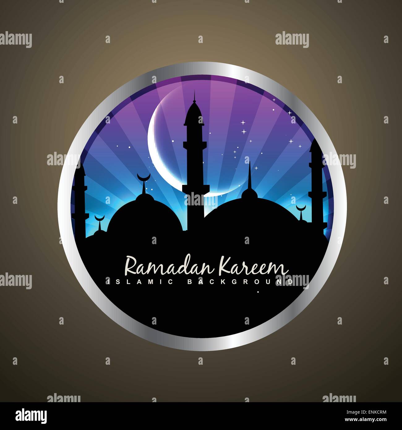 Islamic background vector label design hi-res stock photography and ...