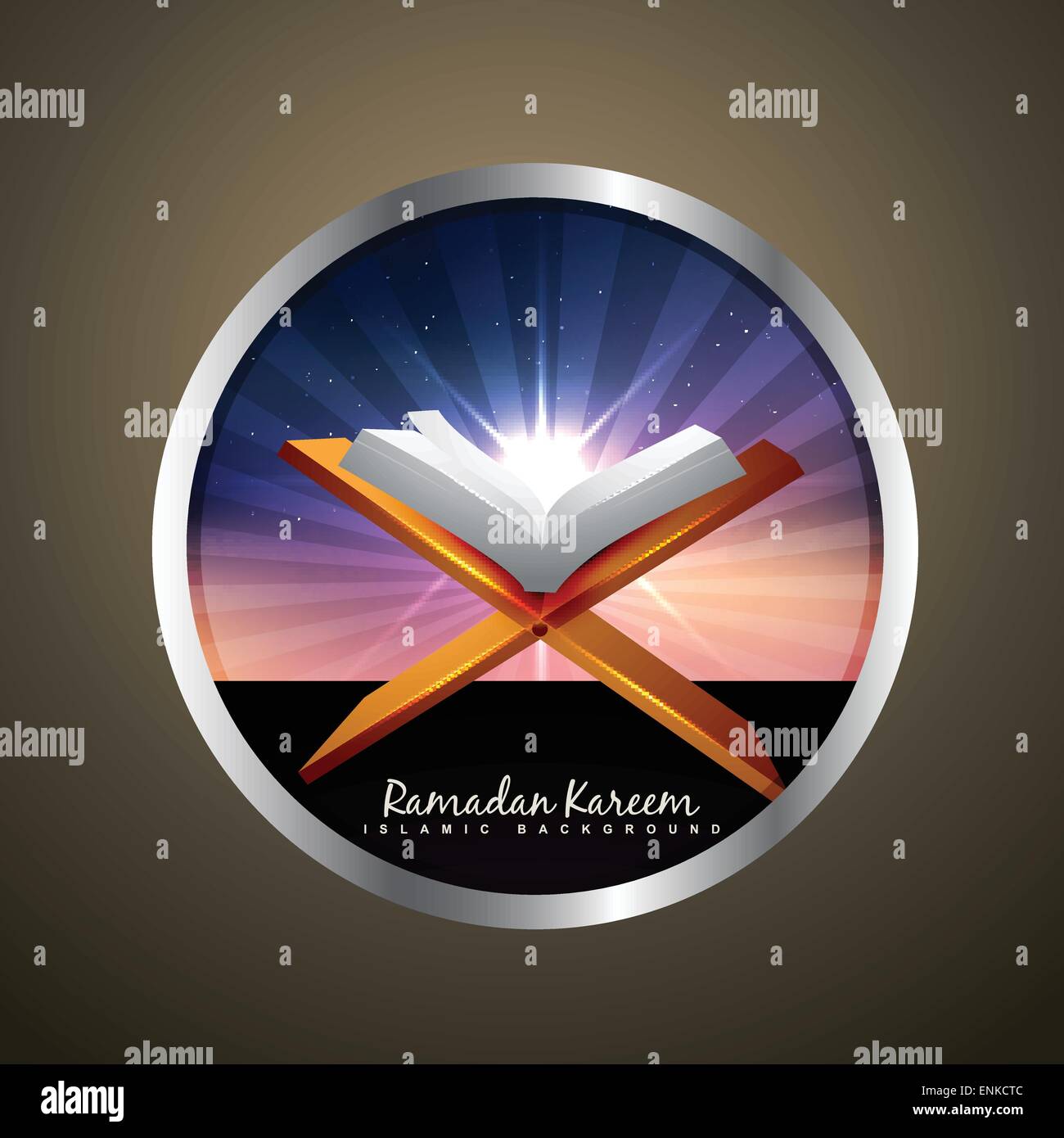 Quran book vector vectors Stock Vector Images - Alamy