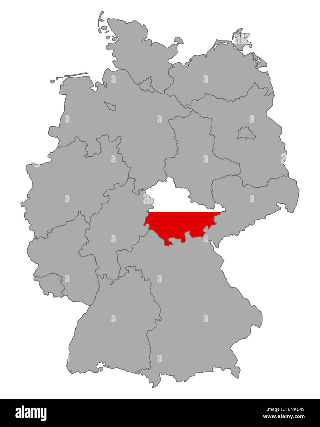 Flag of thuringia hi-res stock photography and images - Alamy