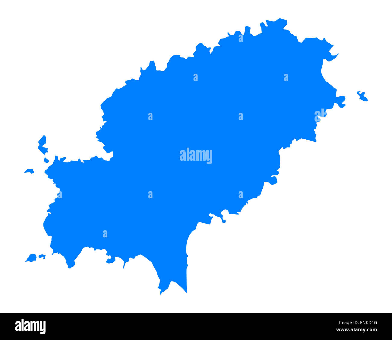 Map of Ibiza Stock Photo - Alamy